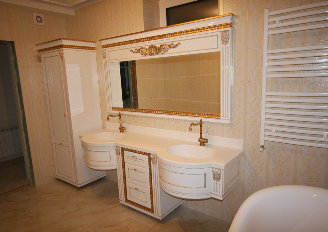 Mobilier de baie Noblesse 4 | Crinela mobilă la comandă